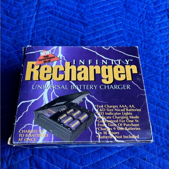 New Infinity | Other | Vintage Infinity Recharger Universal Battery ...